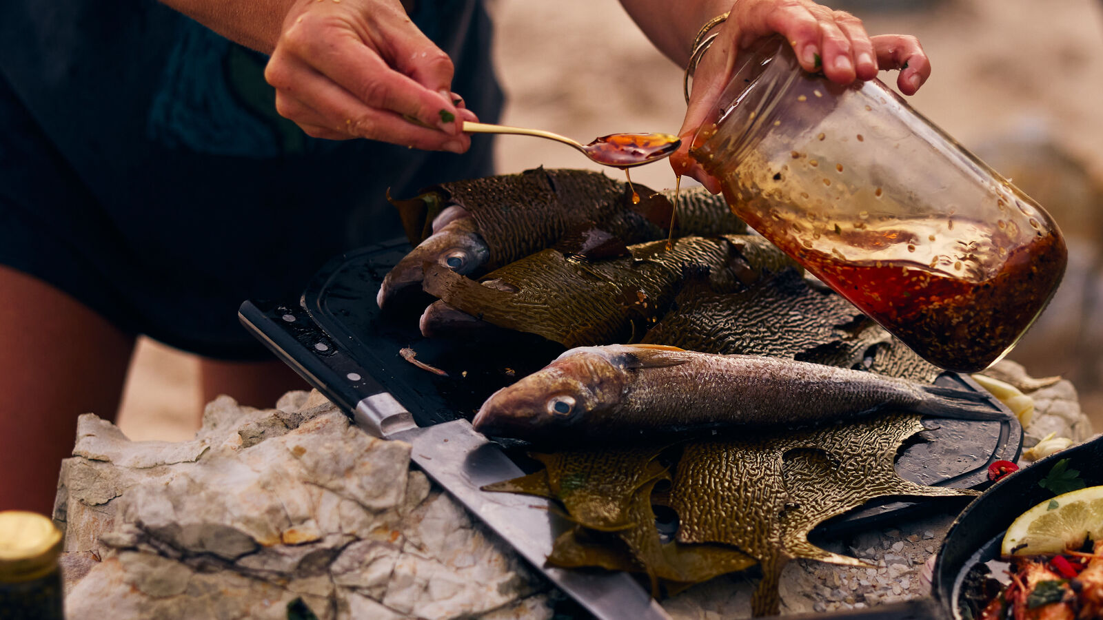 Kelp-Wrapped Whiting Recipe | Wood Fired Cooking | Gozney US