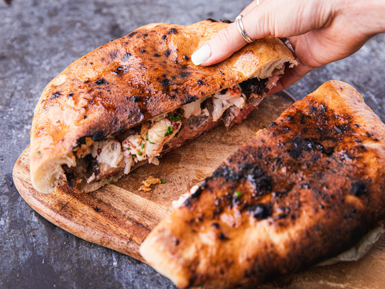 Steak and Lobster Panuozzo Recipe | Gozney US